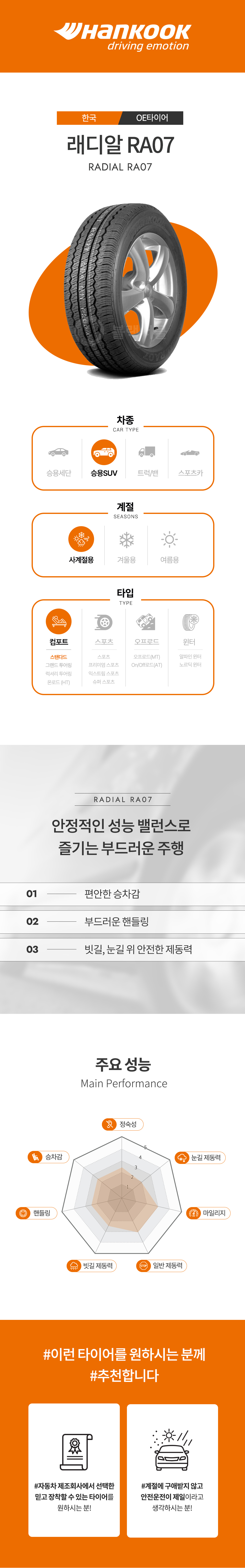 한국 | 래디알 RA07 | 블랙서클 | 온라인 No.1 타이어 도매 쇼핑몰